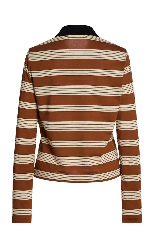 Marni Striped Cotton-knit Top