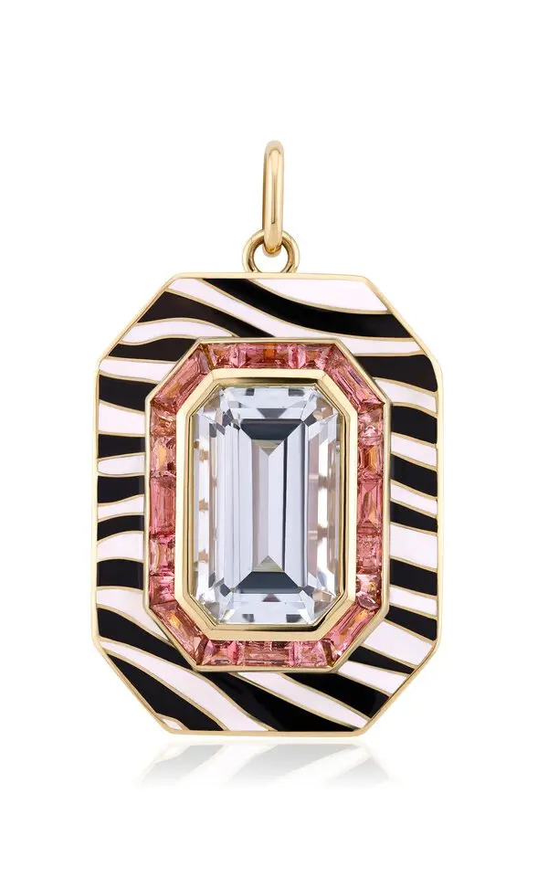 HOUSE JANOLO 18kt Yellow Gold Savanna Pendant