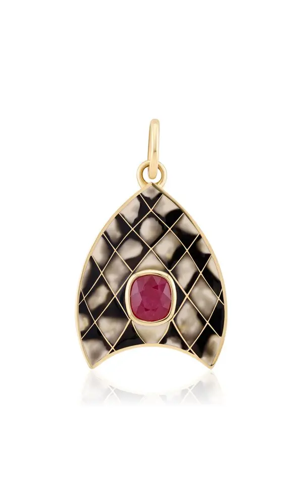 HOUSE JANOLO 18kt Yellow Gold High Hat Pendant