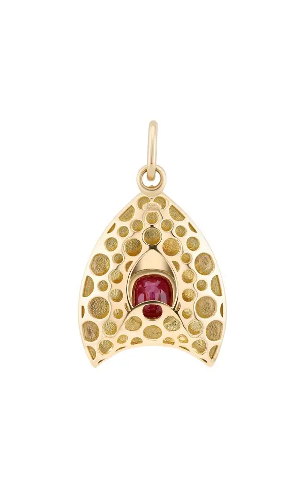 HOUSE JANOLO 18kt Yellow Gold High Hat Pendant
