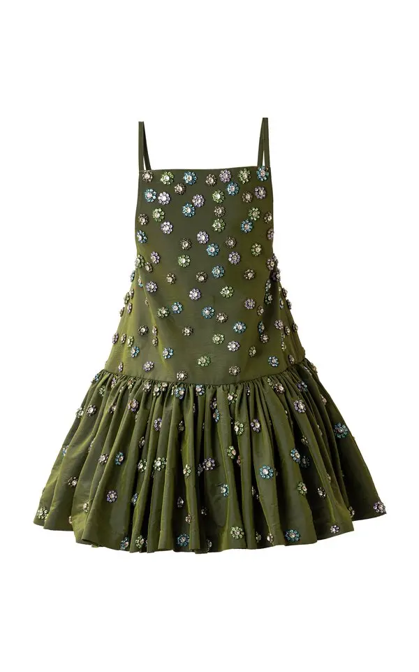 LA FUORI Elan Embellished Mini Dress