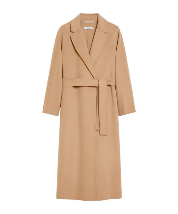 Max Mara Wool Broadcloth Midi Coat