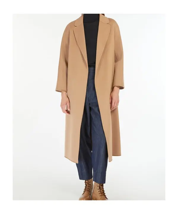 Max Mara Wool Broadcloth Midi Coat
