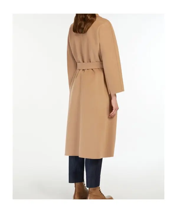 Max Mara Wool Broadcloth Midi Coat