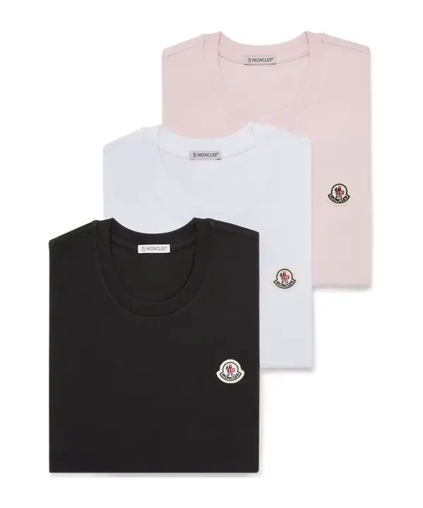 Moncler Logo Patch T-shirt Set - No