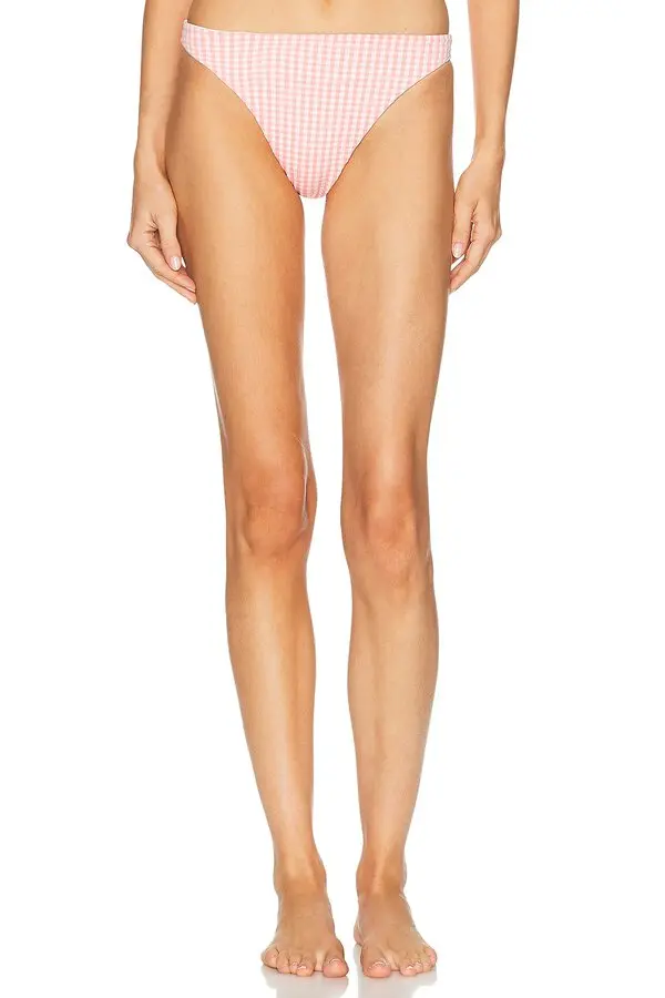 JUILLET Edie Bikini Bottom In Pink