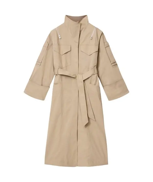 ALLSAINTS Clayton Relaxed Fit Trench Coat