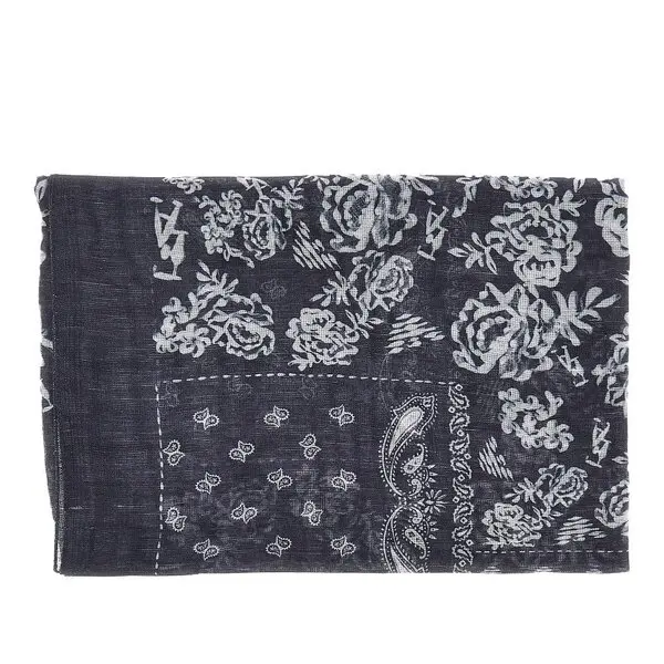 Emporio Armani Linen And Silk-blend Scarf
