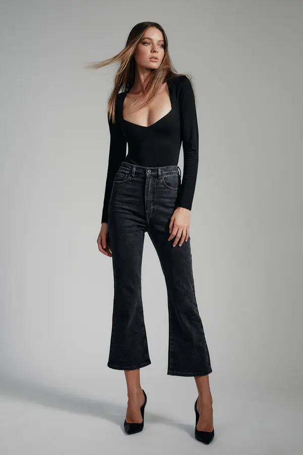 Bardot Kameron Knit Bodysuit - Black