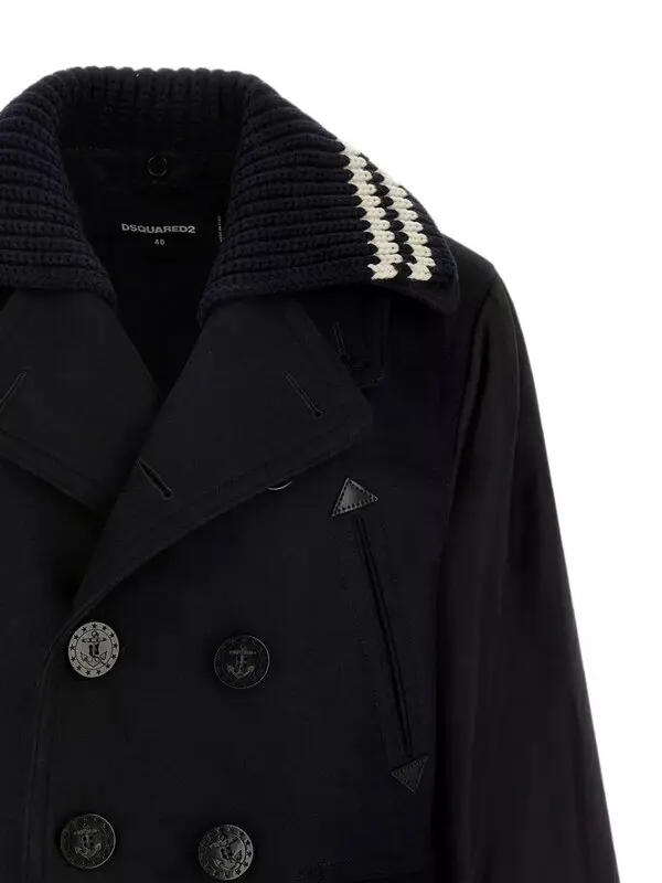 Dsquared2 Hybrid Double-breasted Coat