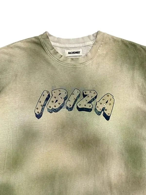 Alchemist Crystal-embellished Camouflage-dye T-shirt