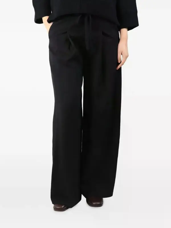GEOFFREY B. SMALL Pleated Wide-leg Trousers