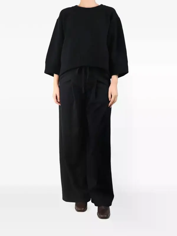 GEOFFREY B. SMALL Pleated Wide-leg Trousers