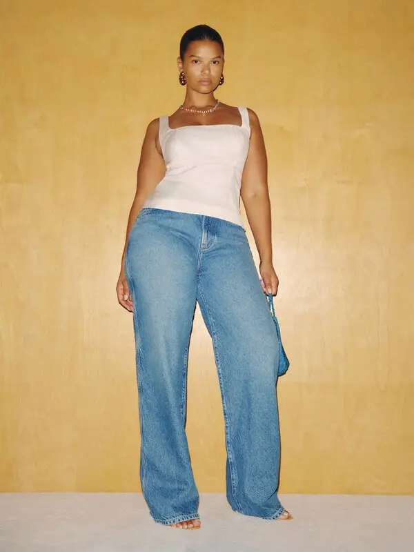 REFORMATION Nori Rains Top - Ivory