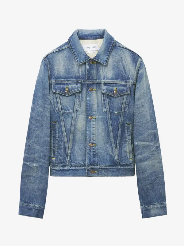 Alexander McQueen Denim Jacket - Washed Blue