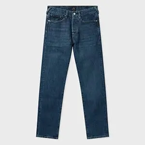 Paul Smith Standard-fit Dark-wash 'organic Authentic Twill' Jeans
