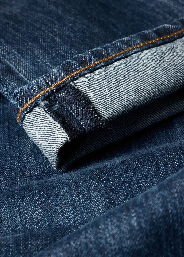 Paul Smith Standard-fit Dark-wash 'organic Authentic Twill' Jeans