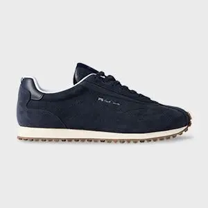 Paul Smith Navy Suede 'haskell' Trainers