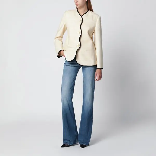 Valentino Garavani Silk And Linen Jacket