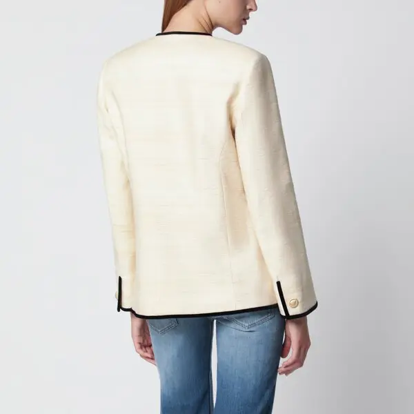 Valentino Garavani Silk And Linen Jacket