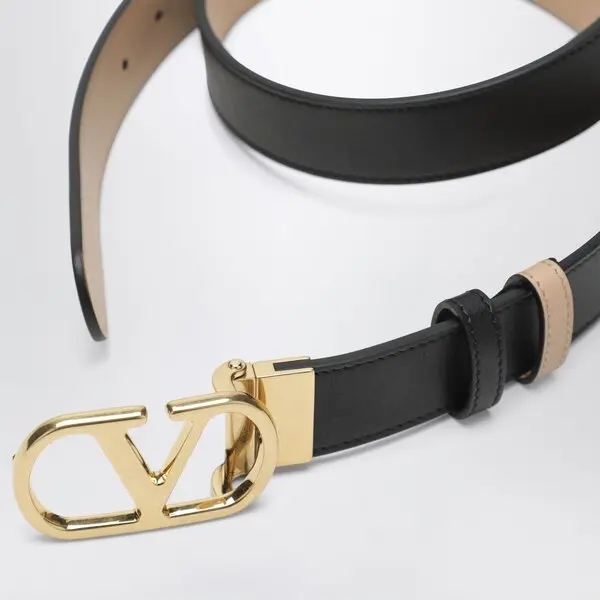 Valentino Garavani Reversible Vlogo Signature Belt - Black