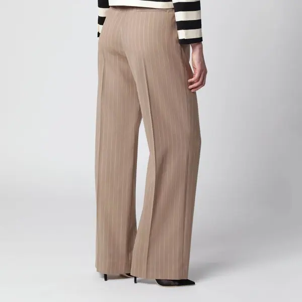 Valentino Garavani Pinstriped Wool Trousers