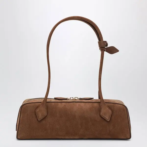 Alaïa Le Teckel Medium Nubuck Leather Bag - Brown