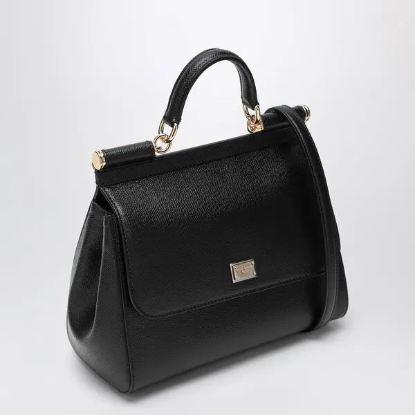 Dolce & Gabbana Large Sicily Handbag - Black