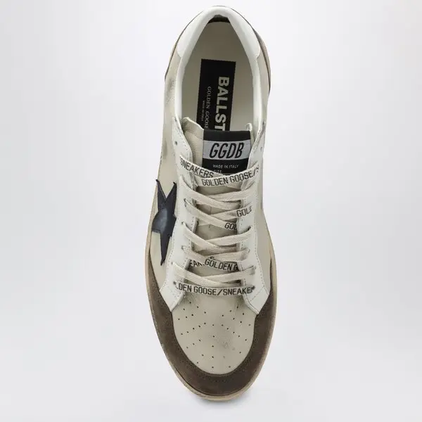 GOLDEN GOOSE Ball Star Leather And Suede Sneakers