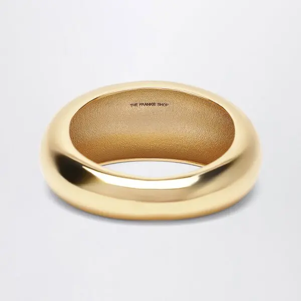 THE FRANKIE SHOP Gold-tone Sculptural Cuff Bracelet