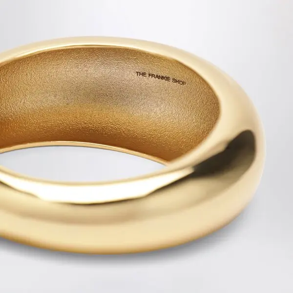 THE FRANKIE SHOP Gold-tone Sculptural Cuff Bracelet