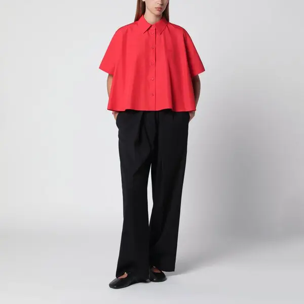 Loewe Cotton Shirt With Embroidered Logo