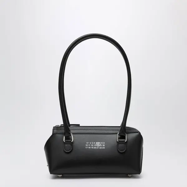 MAISON MARGIELA Small Leather Bowling Bag - Black