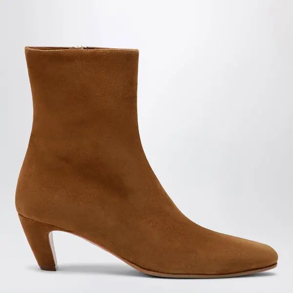 AQUAZZURA Suede Ankle Boots - Brown