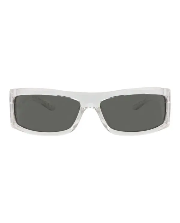 Gucci Shieldframe Injection Sunglasses Crystal Crystal Grey