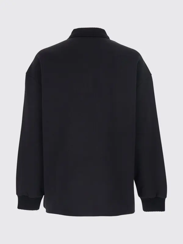 Amiri Long Sleeve Polo Shirt - Black