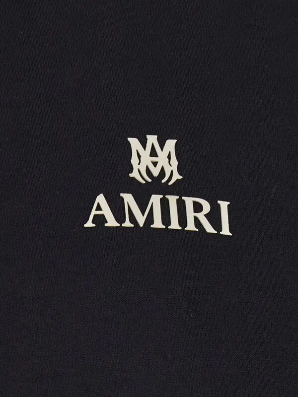 Amiri Long Sleeve Polo Shirt - Black
