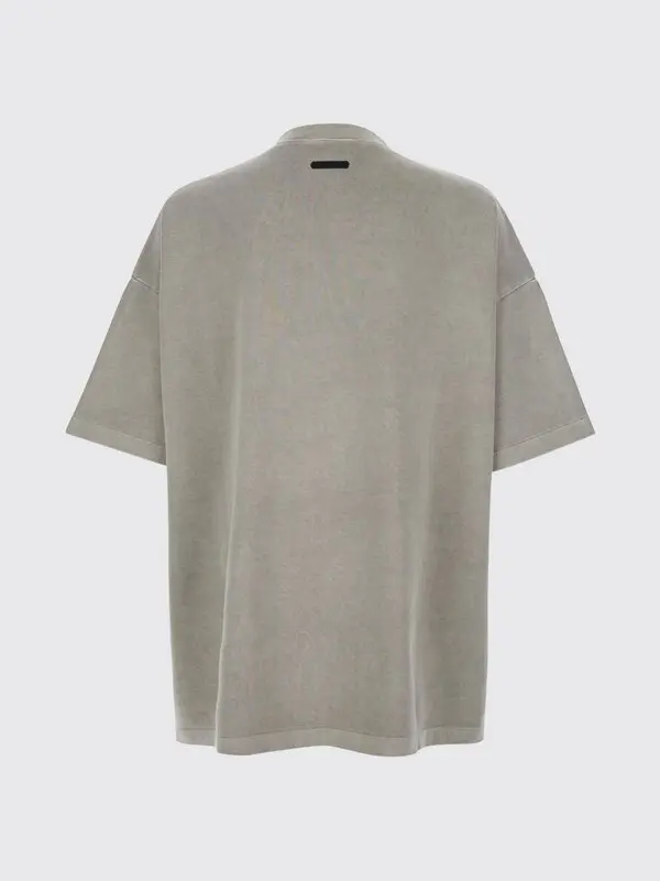 Fear Of God Relaxed Fit Cotton T-shirt With Logo And Dropped Shoulders