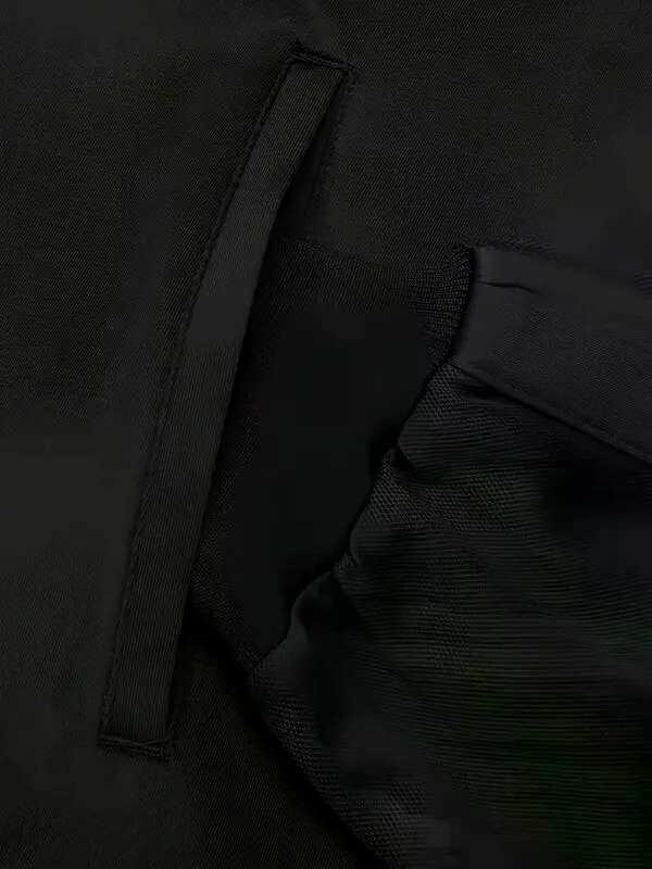 PLEASURES Logo Patch Track Jacket - Black