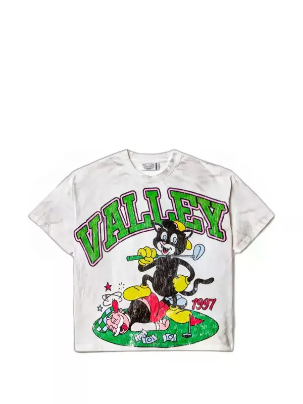 VALE FOREVER Cat Graphic-print T-shirt - White