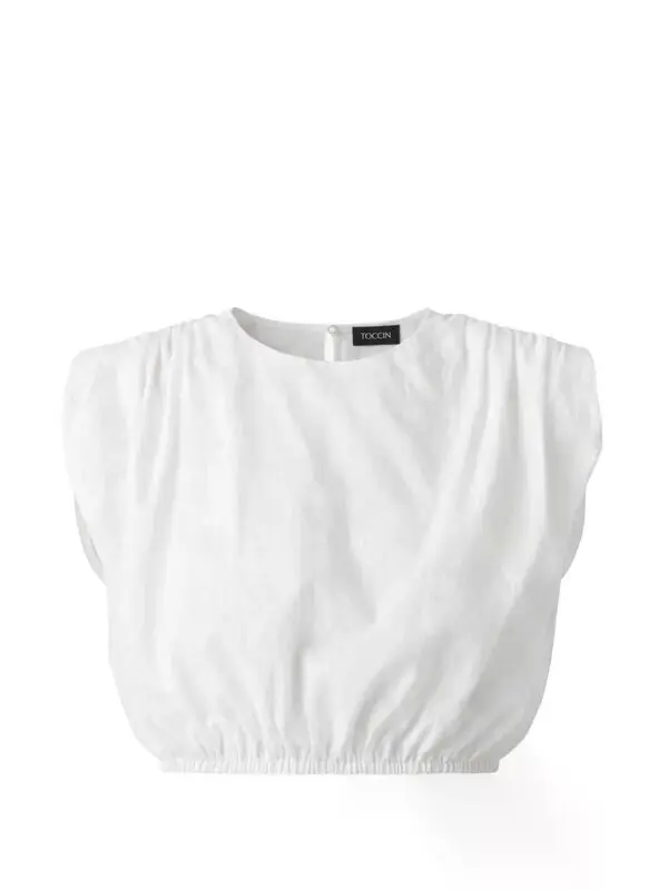 TOCCIN Sirelle Padded Shoulder Top