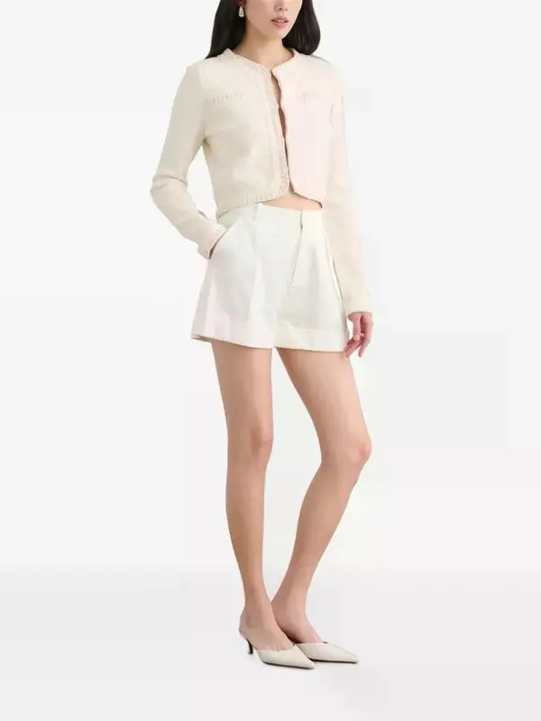 TOCCIN Nara Pleated Cuffed Shorts