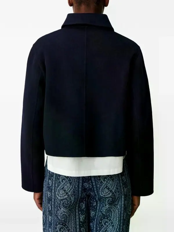 Claudie Pierlot Cropped Corduroy Collar Jacket