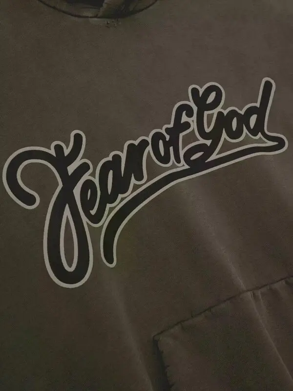 Fear Of God Logo-print Hoodie