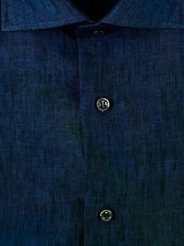 FRAY Spread-collar Button-up Shirt