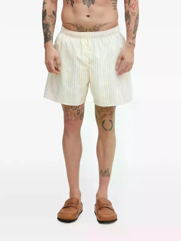 Lacoste Striped Swim Shorts