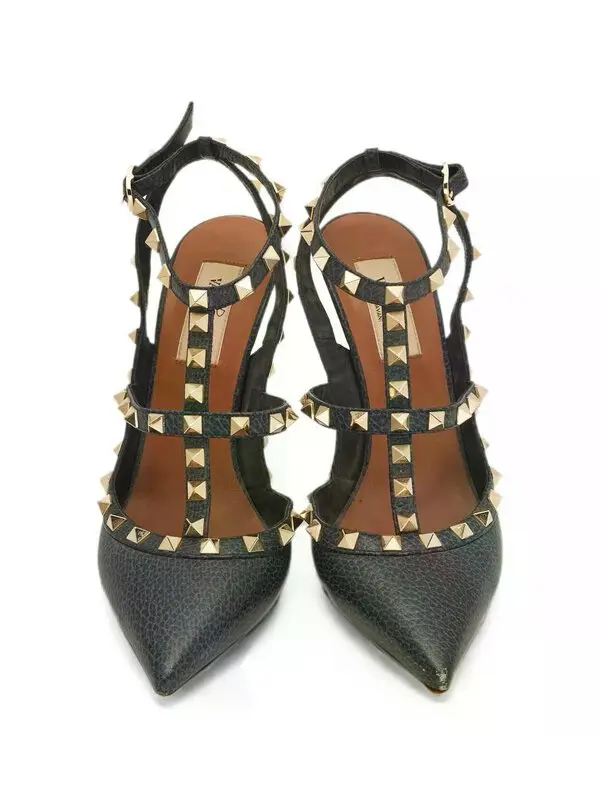 Valentino Garavani Rockstud Caged Leather Pumps