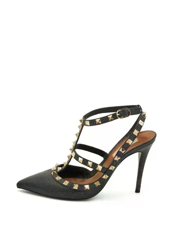 Valentino Garavani Rockstud Caged Leather Pumps