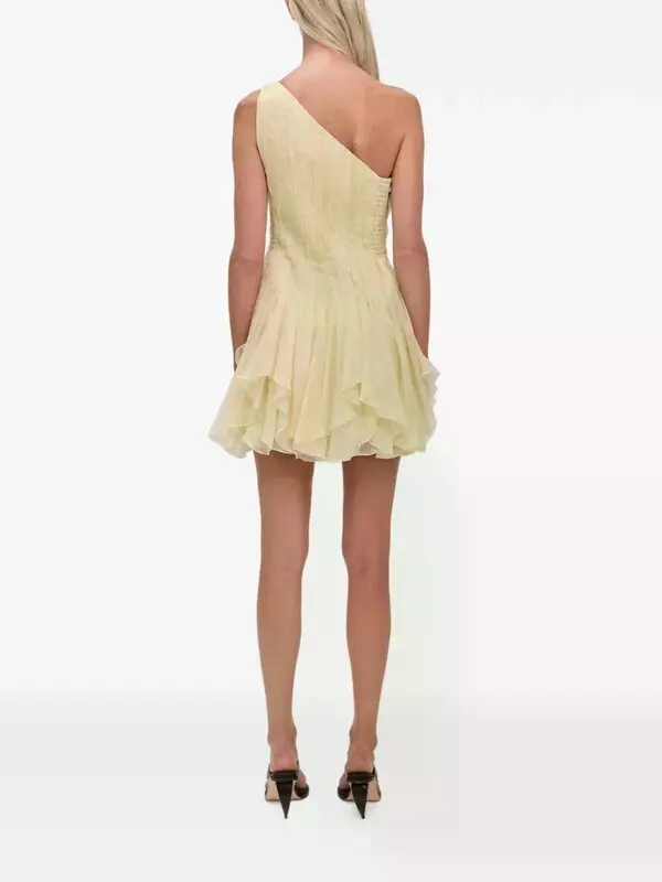 Aje Nisha Ruffled Mini Dress