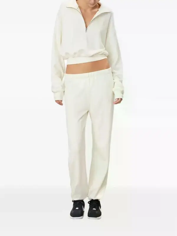 Eterne Cream Beige Elasticated Waistband Track Pants